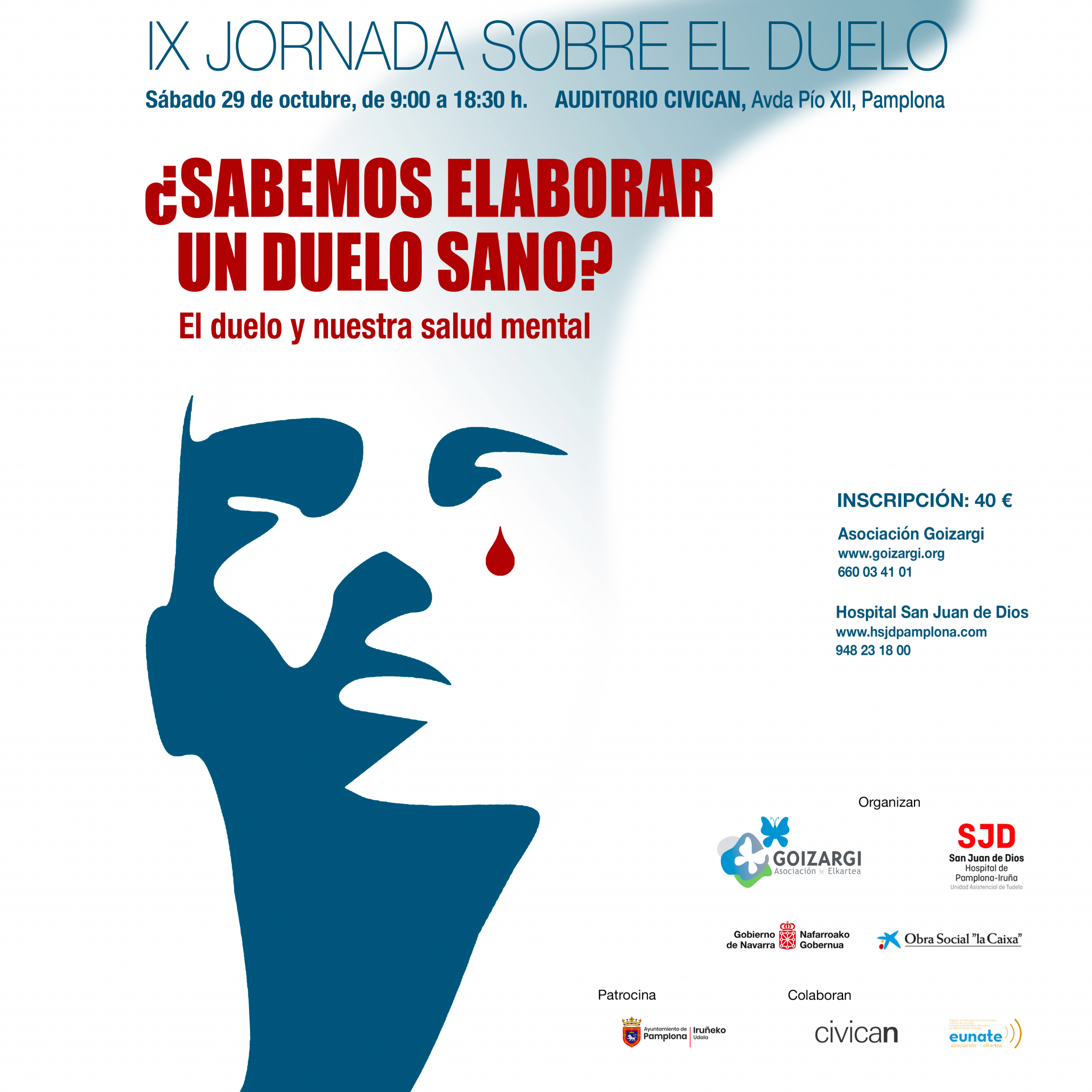 Tríptico informativo sobre el duelo en la infancia y la adolescencia